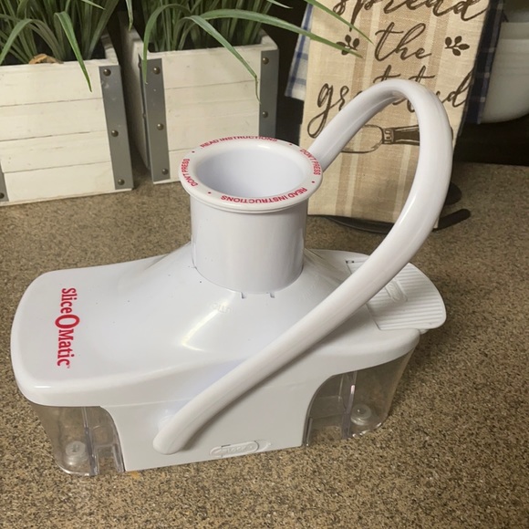 SliceOmatic | Kitchen | Sliceomatic Manual Fast Way To Slice Fries Onions Cucumbers | Poshmark
